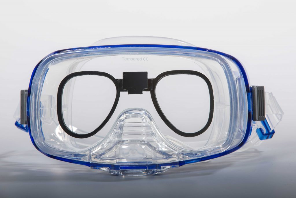 Scuba Dive Mask & Prescription Lens Insert Complete Package